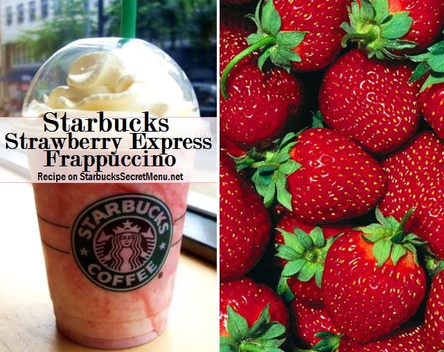 Starbucks Strawberry Express Frappuccino | Starbucks Secret Menu