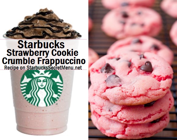 Starbucks Strawberry Cookie Crumble Frappuccino | Starbucks Secret Menu