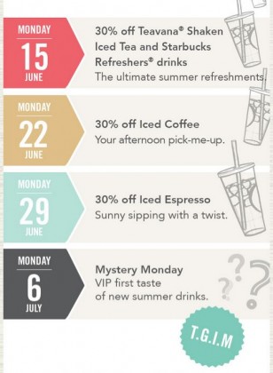 Starbucks Happy Mondays Special Offers for Members are Back ...