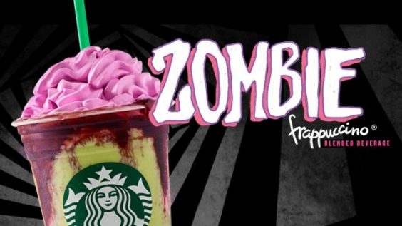 Starbucks Zombie Frappuccino Coming October 26-31 | Starbucks Secret Menu